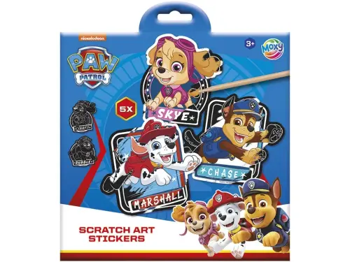 Scratch Art stickers - Paw Patrol - Köp billigt online hos Varuhus1