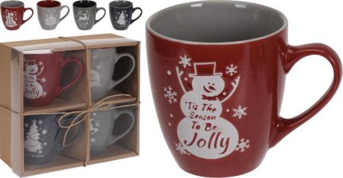 Presentset muggar 4-pack (Jul) - Köp billigt online hos Varuhus1