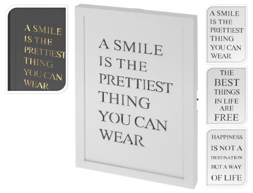 Tavla med text och belysning - Köp billigt online hos Varuhus1