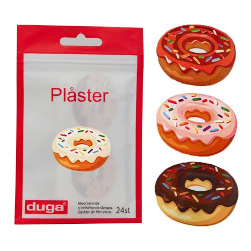 Plåster 24-pack - Donuts - Köp billigt online hos Varuhus1