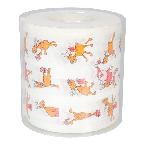 Toalettpapper Jul - Tomten & renar - Köp billigt online hos Varuhus1