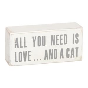 Tavla med text -All you need cat - Köp billigt online hos Varuhus1